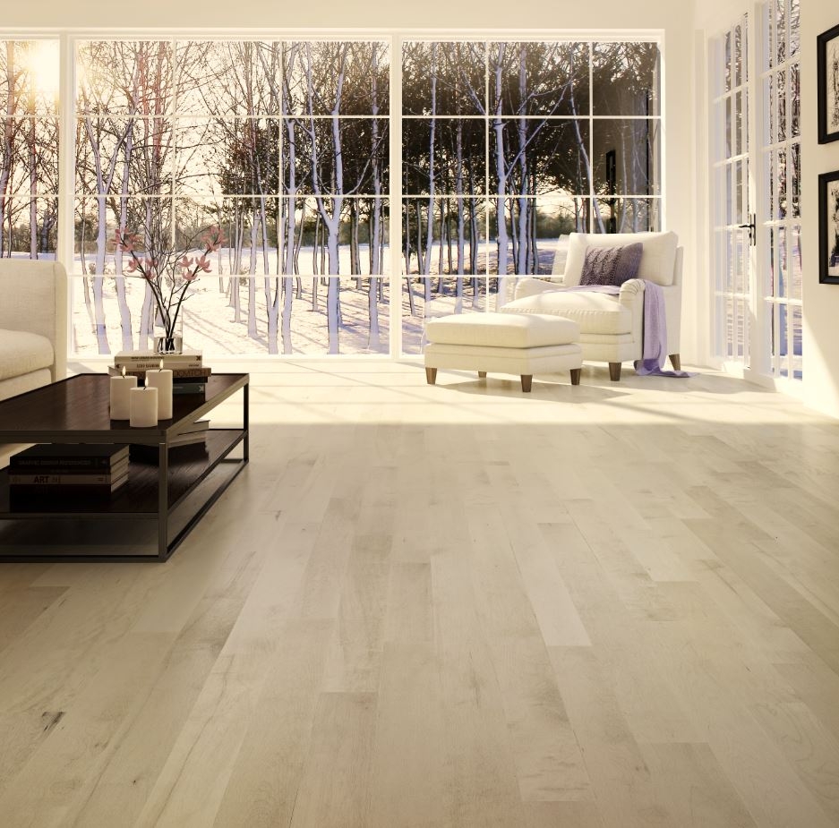 Hard Maple Ivoor | Design + | Mercier Wood flooring